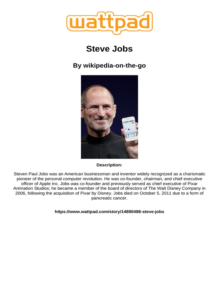 Steve Jobs | PDF | Steve Jobs | Apple Inc.
