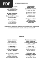 Letra Canto Canción para Pedir Posada | PDF | María, madre de Jesús ...