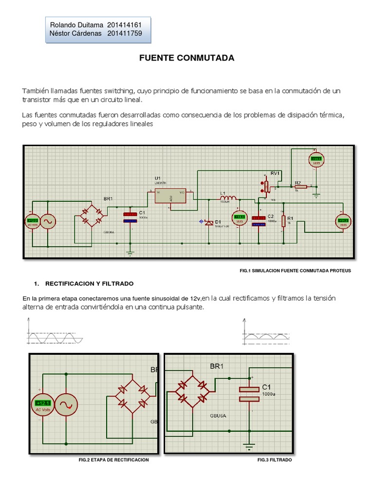 Fuente Conmutada | Electromagnetismo | Ingenieria Eléctrica | Prueba ...