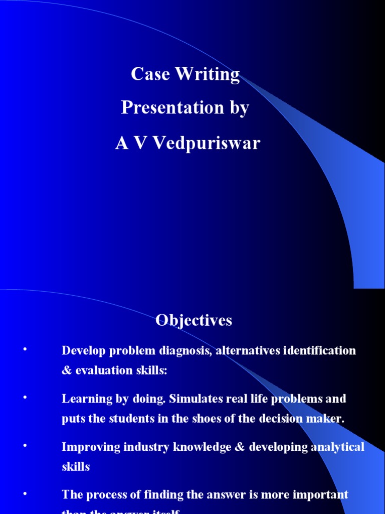 The Art of Case Writing | PDF | Brand | Theory