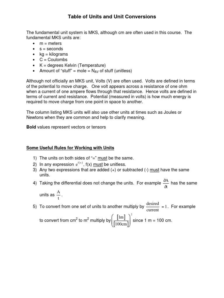 Units Translation of Nanotechnology | PDF | Electronvolt | Volt