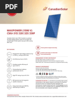 Renesola 300-310w US Data Sheet | PDF | Solar Panel | Electromagnetism