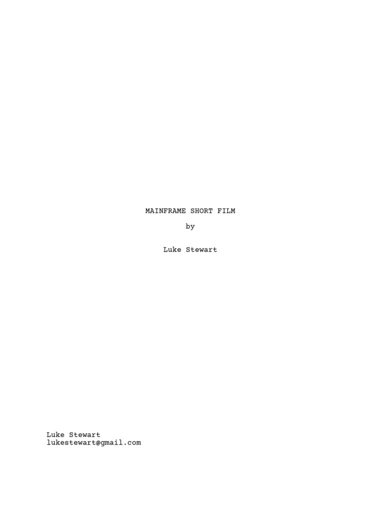 Mainframe Short Film | PDF | Identity Document | Image Scanner