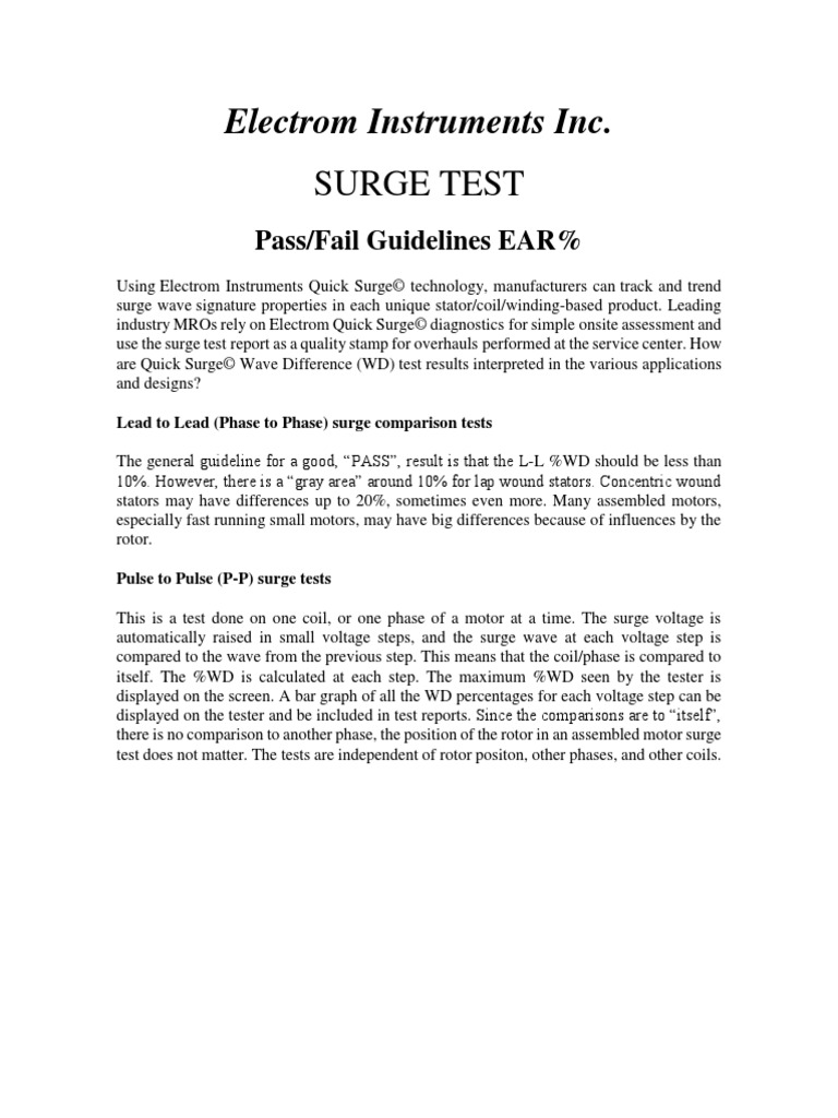 Electrom Instruments Inc | PDF | Electromagnetism | Electrical Equipment