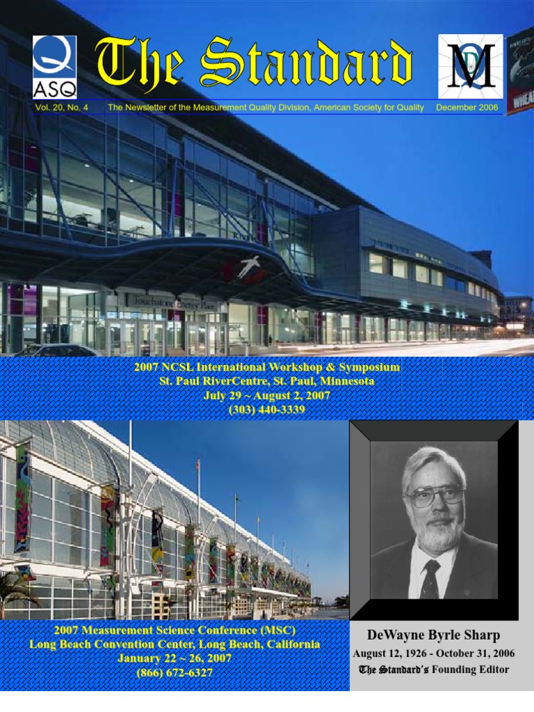 The Standard 8 Dec06 | PDF | Calibration | Uncertainty