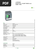 Product Data Sheet: Easypact CVS - CVS630F ETS 2.3 Circuit Breaker ...