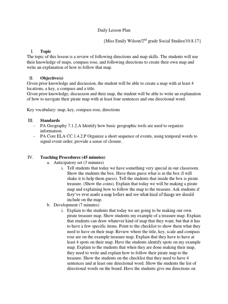 SSM Lesson 5 For DP | PDF | Map | Lesson Plan