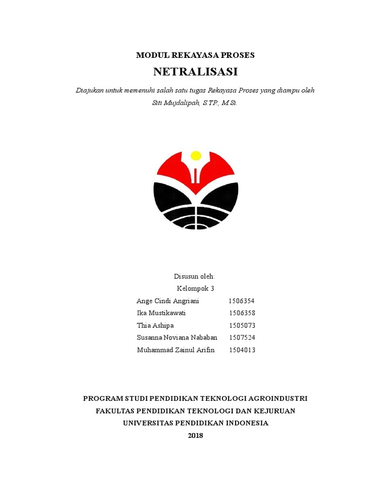 Proses dan Contoh Reaksi Netralisasi | PDF