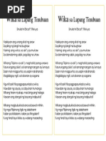 Grade 6 Sabayang Tula | PDF