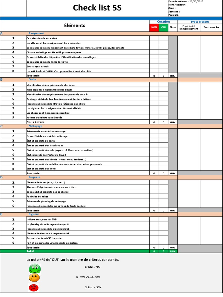 Audit 5S | PDF | Business