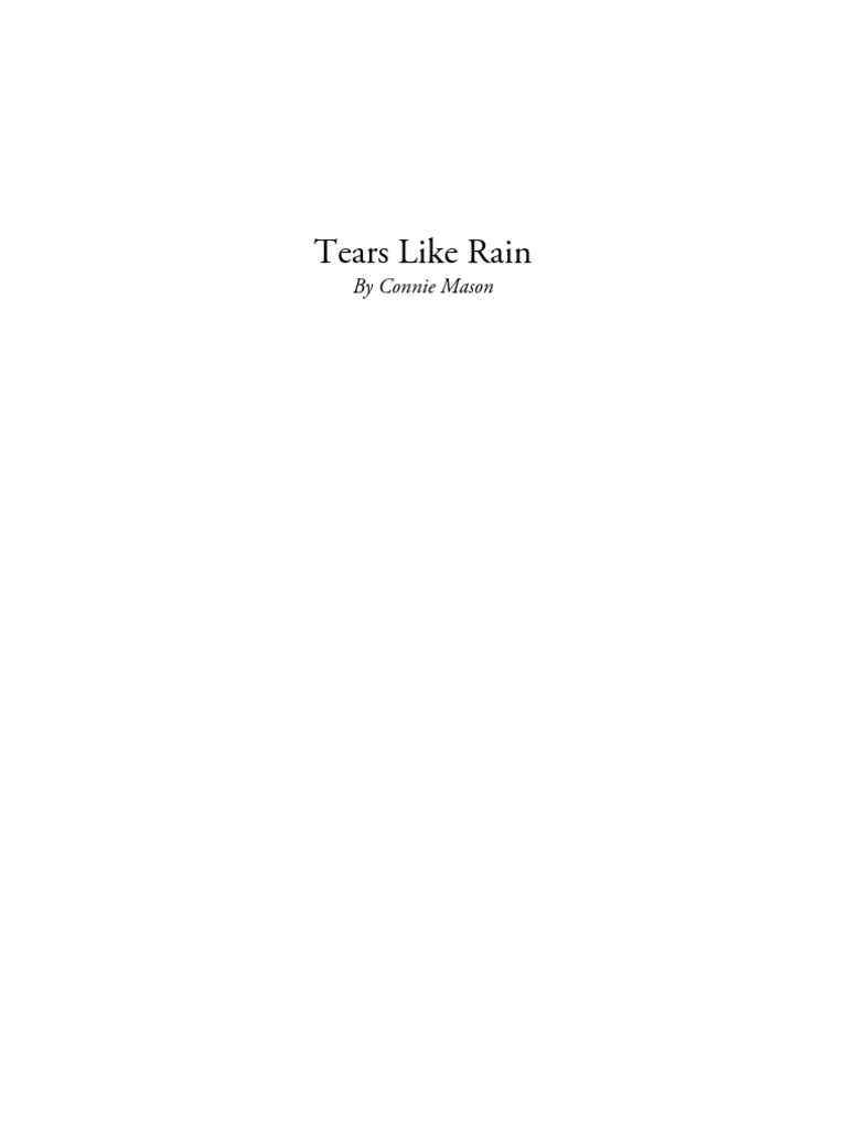Connie Mason - Tears Like Rain | PDF | Cheyenne