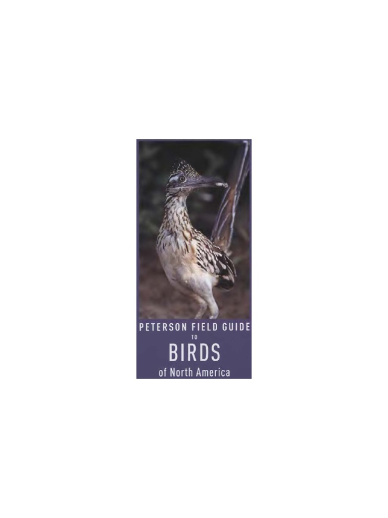Birds of North America (Peterson Field Guide) | PDF