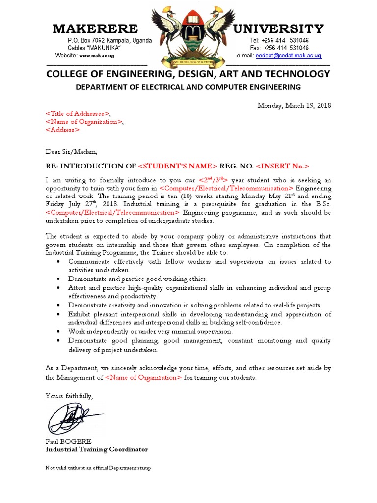 Makerere University: College of Engineering, Design, Art and Technology ...