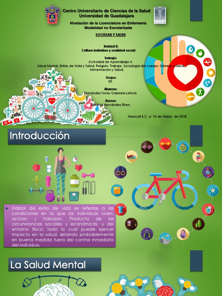 Actividad de Aprendizaje 4. Salud Mental, Estilos de Vida y Salud ...
