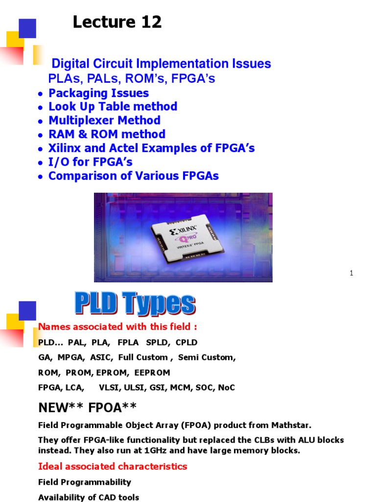 Fpga | PDF | Field Programmable Gate Array | Logic Gate