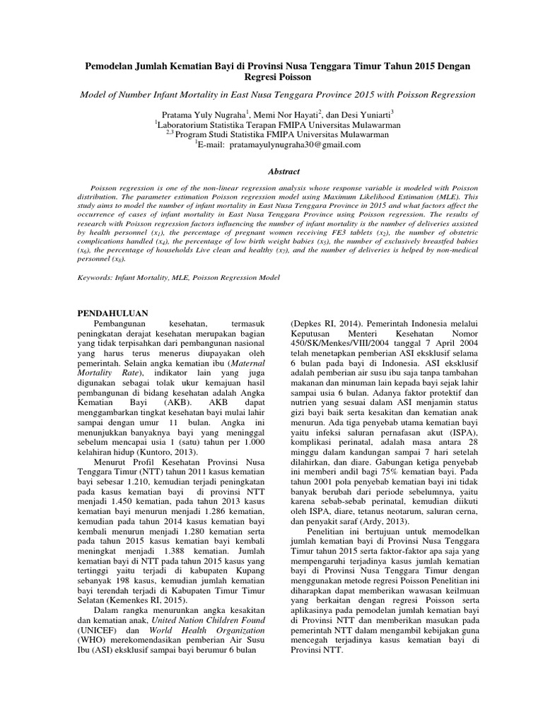 Regresi Poisson | PDF