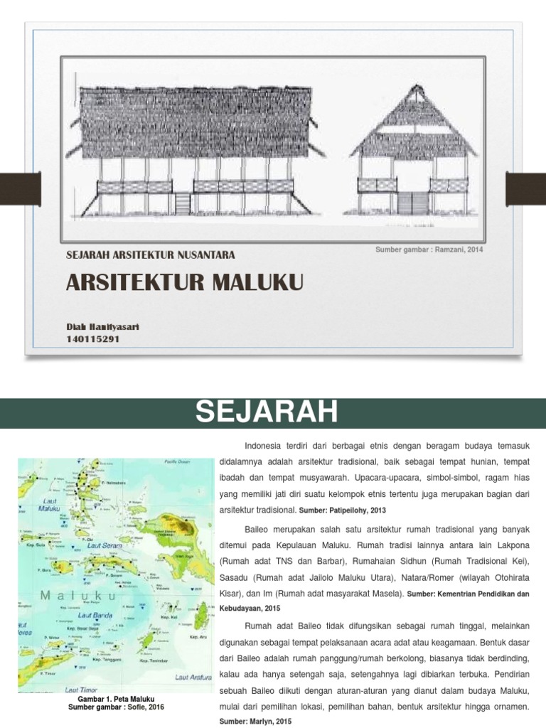 Arsitektur Maluku PDF | PDF