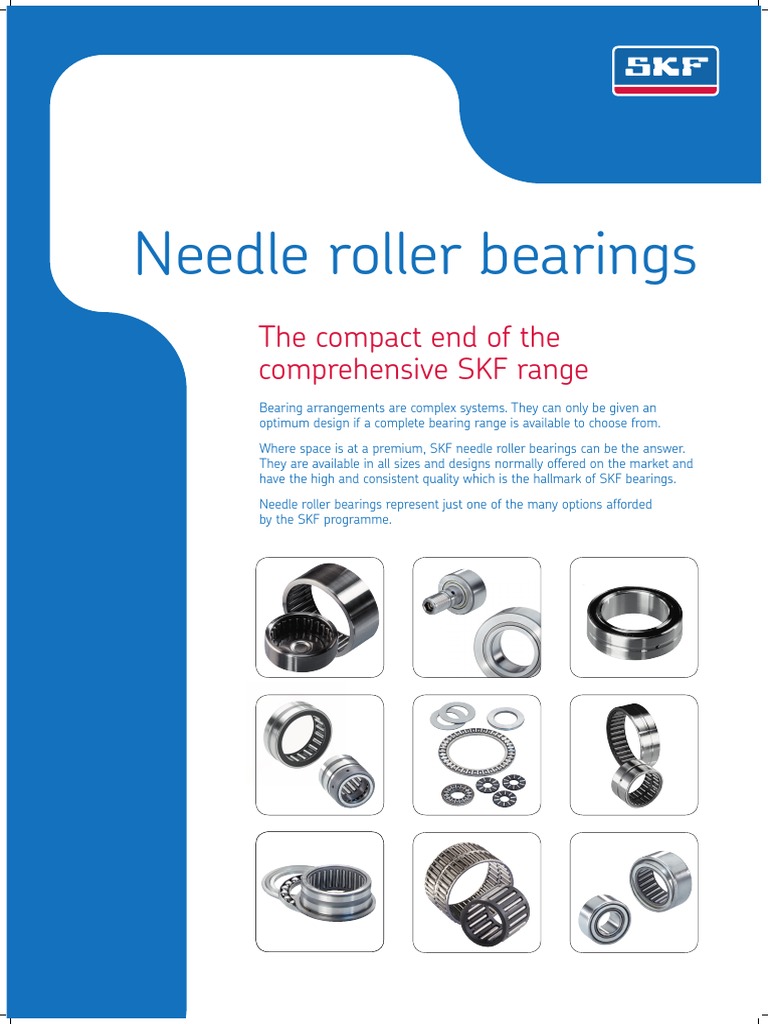 Needle Roller Bearings: The Compact End of The Comprehensive SKF Range ...
