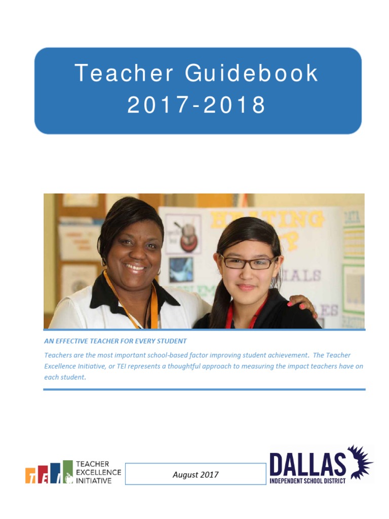 TEI Teacher Guidebook | PDF | Rubric (Academic) | Teachers