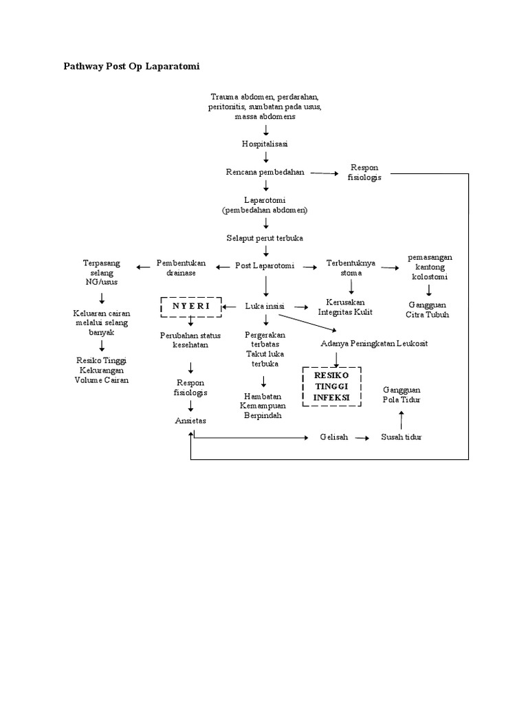 Pathway Post Op Lapartomi | PDF
