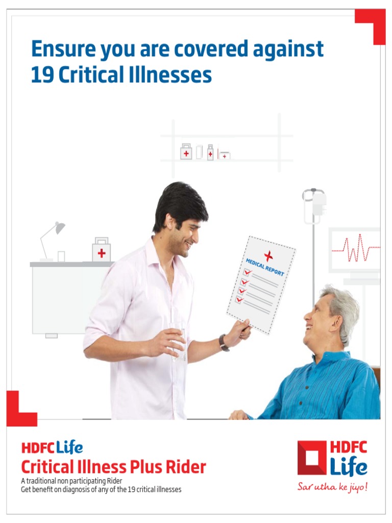 HDFC Life Critical Illness Plus Rider | PDF | Myocardial Infarction ...