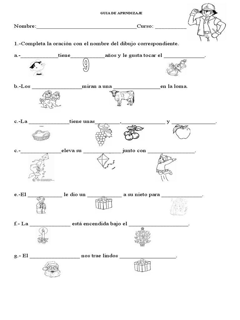 Completar Oraciones 2º | PDF