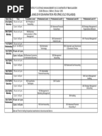CA Exam Routine | PDF | Accounting | Service Industries