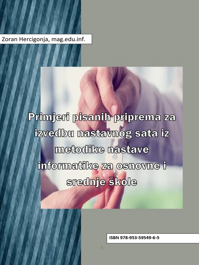 Primjeri Pisanih Priprema Za Izvedbu Nastavnog Sata Iz Metodike Nastave ...