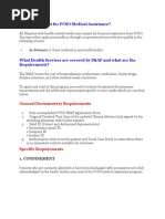 Medical Aid Form for Low-Income Families | PDF