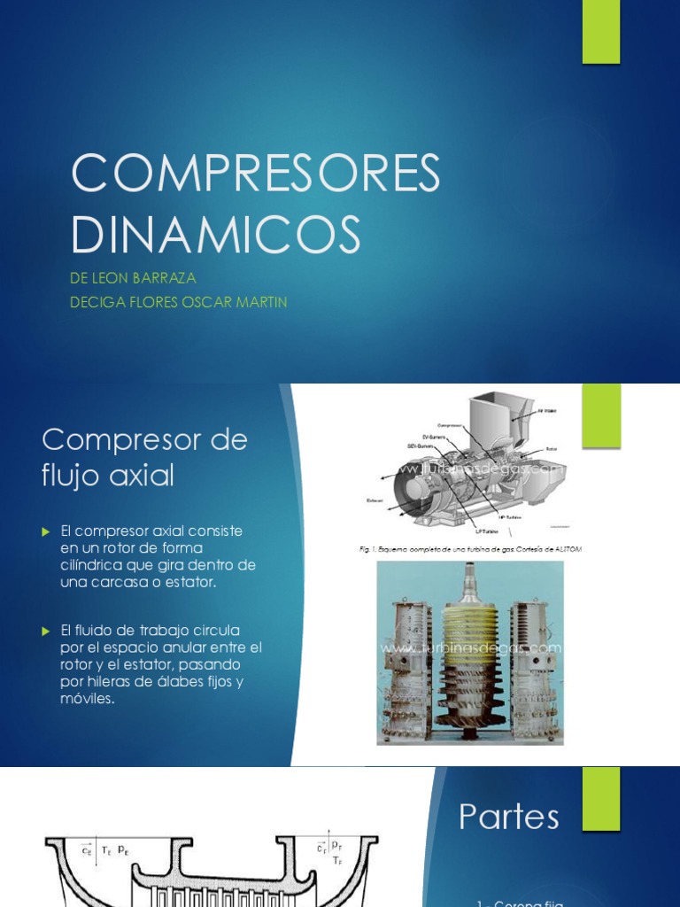 Compresores Dinamicos | PDF | Motor a reacción | Gases
