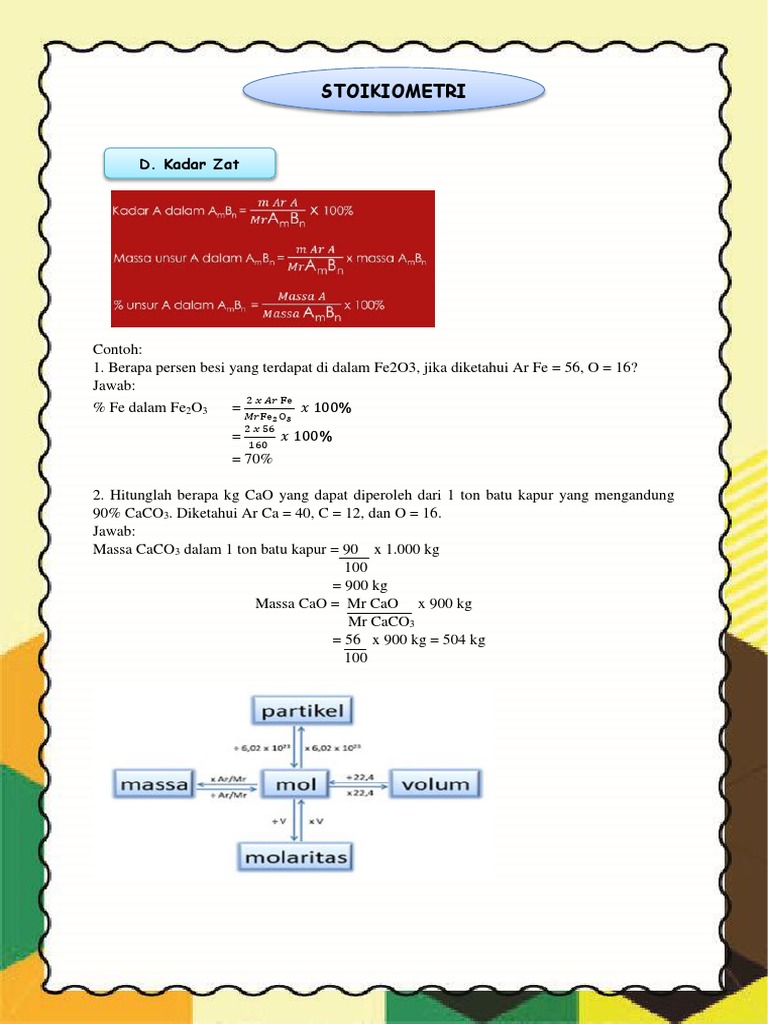 Stoikiometri 2 | PDF