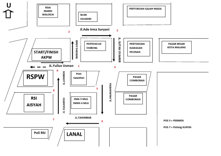 Denah Jalan Sehat 17.an | PDF