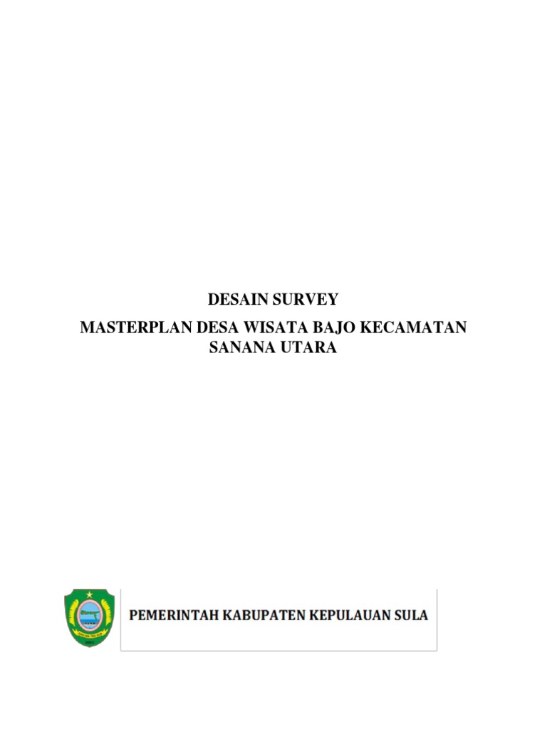 Desain Survey Masterplan | PDF