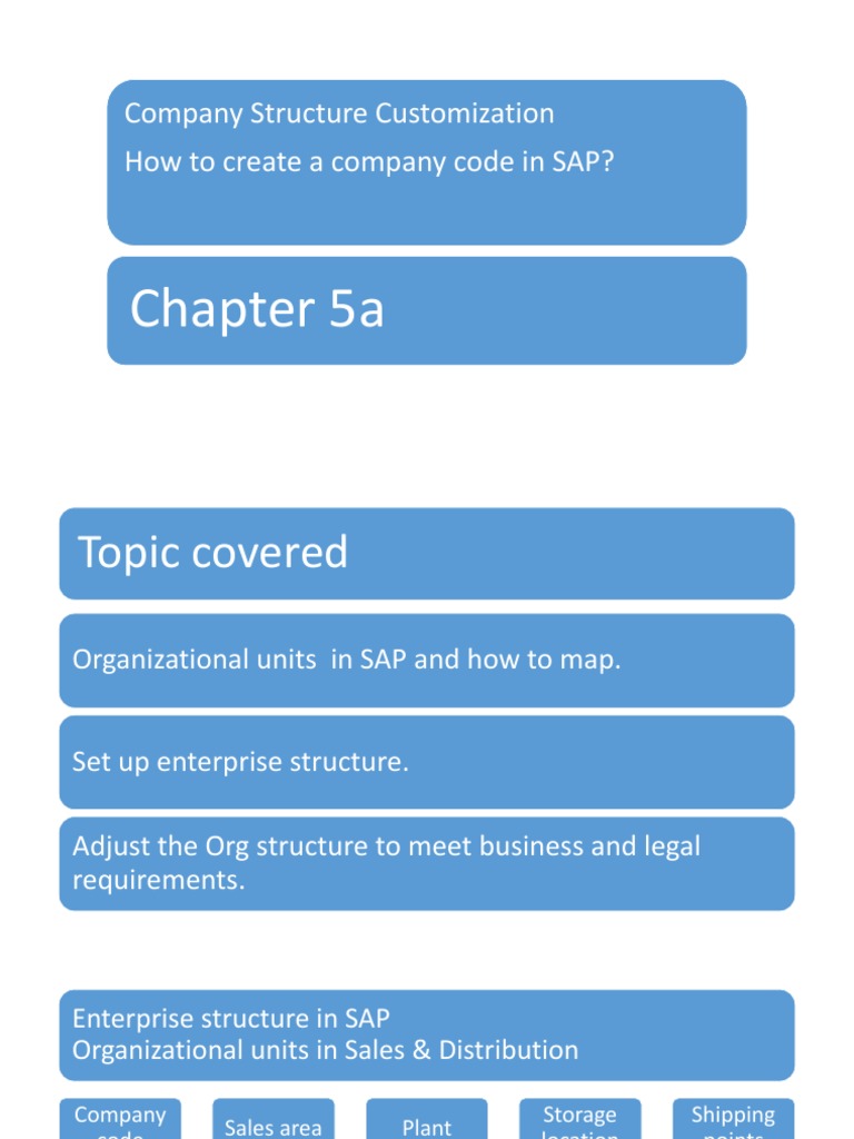 Customizing Company Structure in SAP: A Guide to Creating Company Codes ...