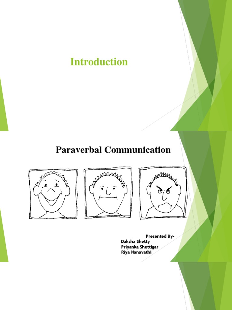 Paraverbal Communication | PDF