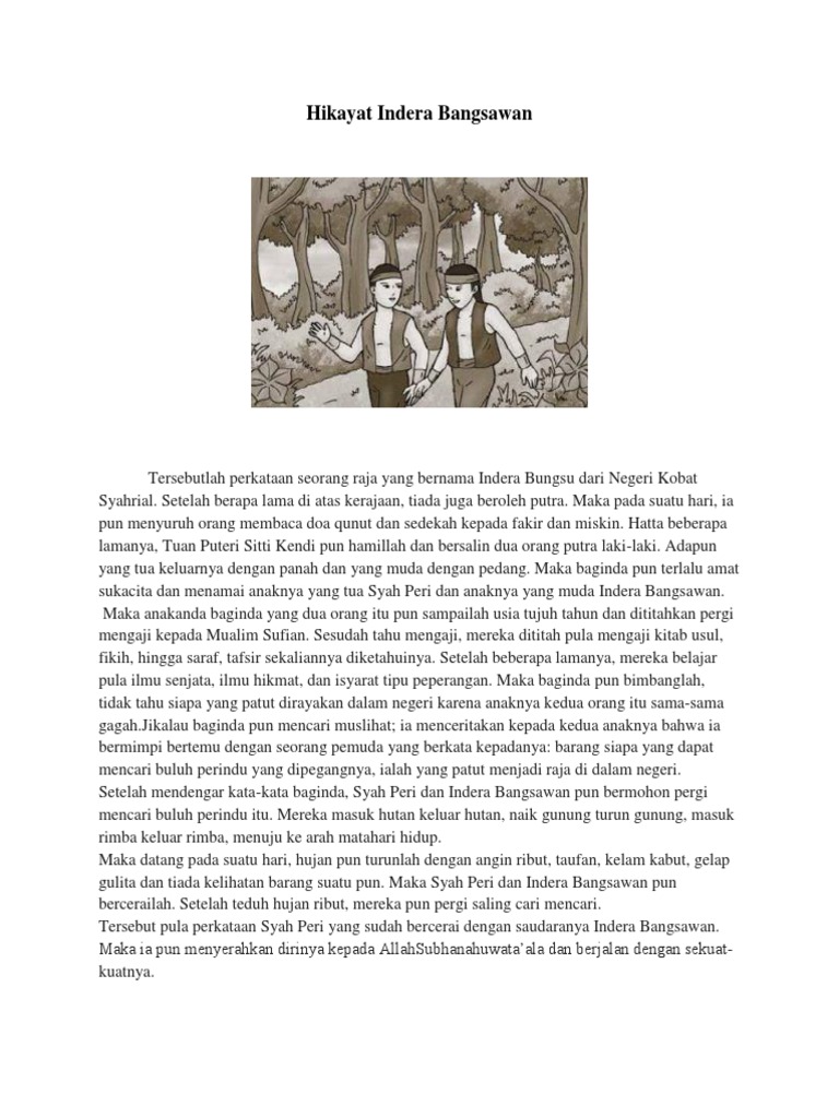 Hikayat Indera Bangsawan Pdf