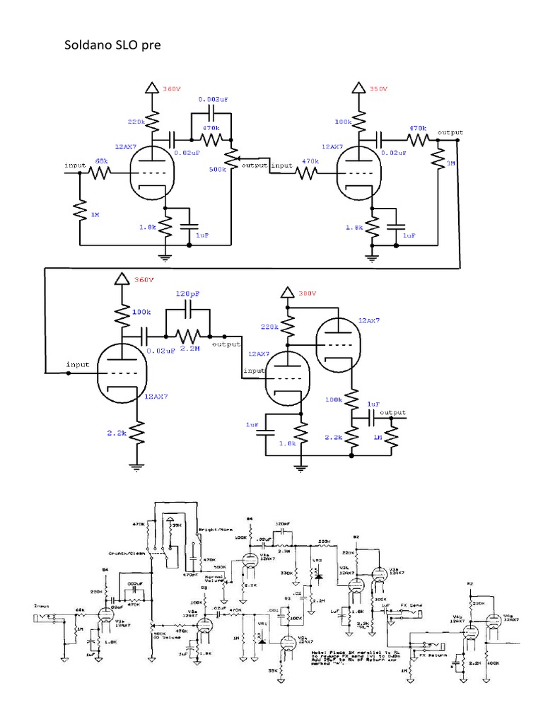 Soldano SLO Preamp Reverb Wiring | PDF