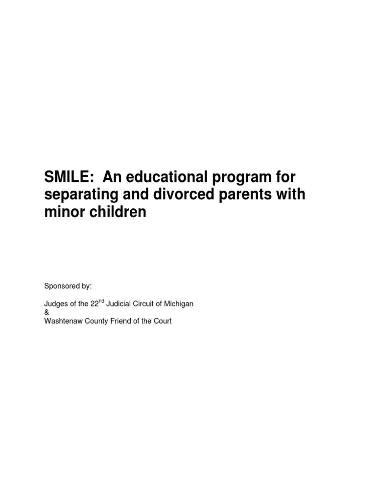 Smile Book | PDF | Divorce | Grief