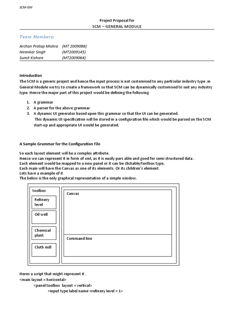 Project Proposal | PDF | Parsing | User Interface