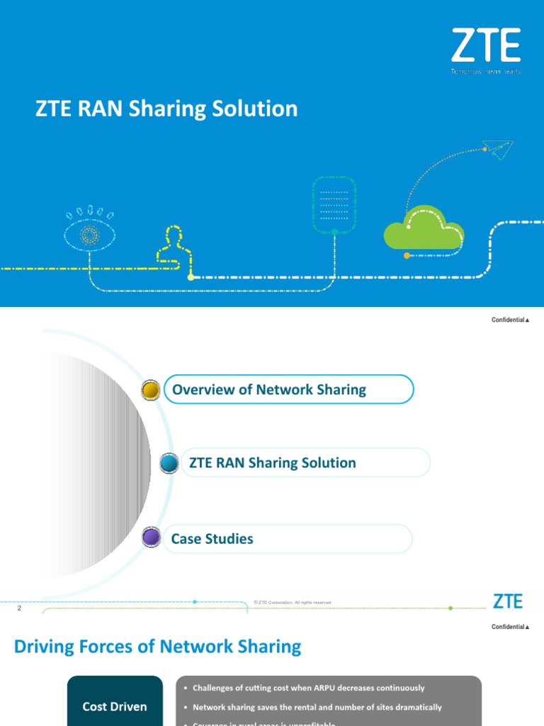 ZTE RAN Sharing Solution-MOCN | Lte (Telecommunication) | Quality Of ...