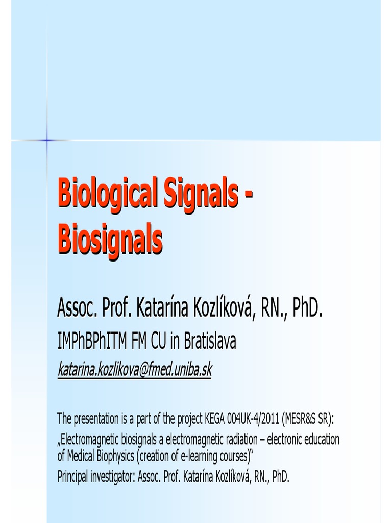 Biosignals Overview | PDF | Sampling (Signal Processing) | Signal Processing