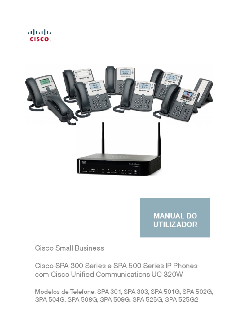 Manual Telefone CISCO SPA 502G | PDF | Bluetooth | Telefone