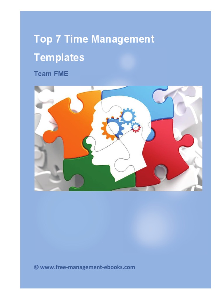 Top 7 Time Management Templates | PDF | Time Management | Professional ...