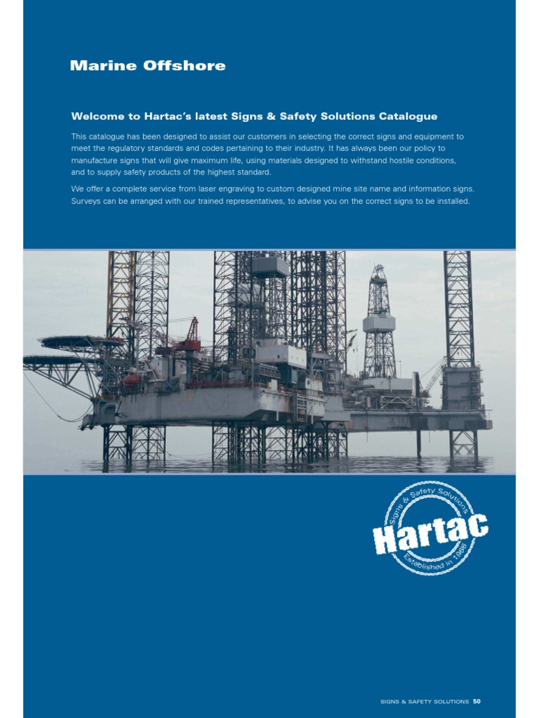 Marine Offshore Safety Sign PDF | PDF | Polyvinyl Chloride | Door