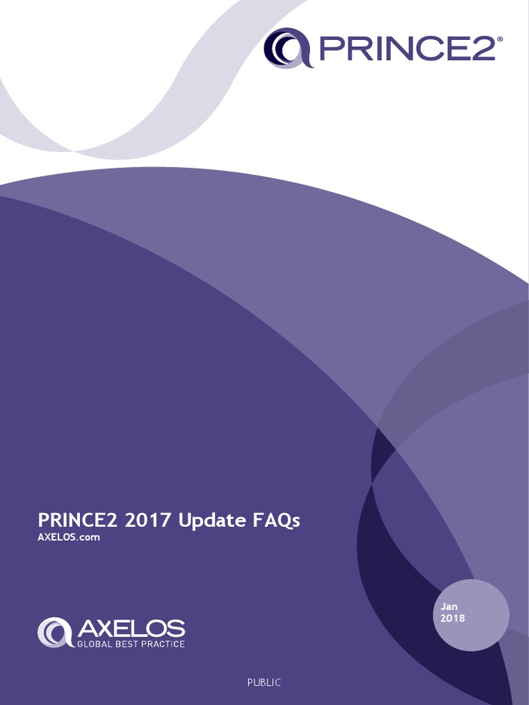 PRINCE2 2017 Update FAQs | PDF | Test (Assessment) | Project Management