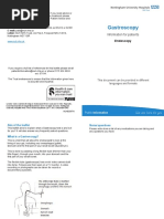 Final Upper Endoscopy Report Form | PDF | Stomach | Endoscopy