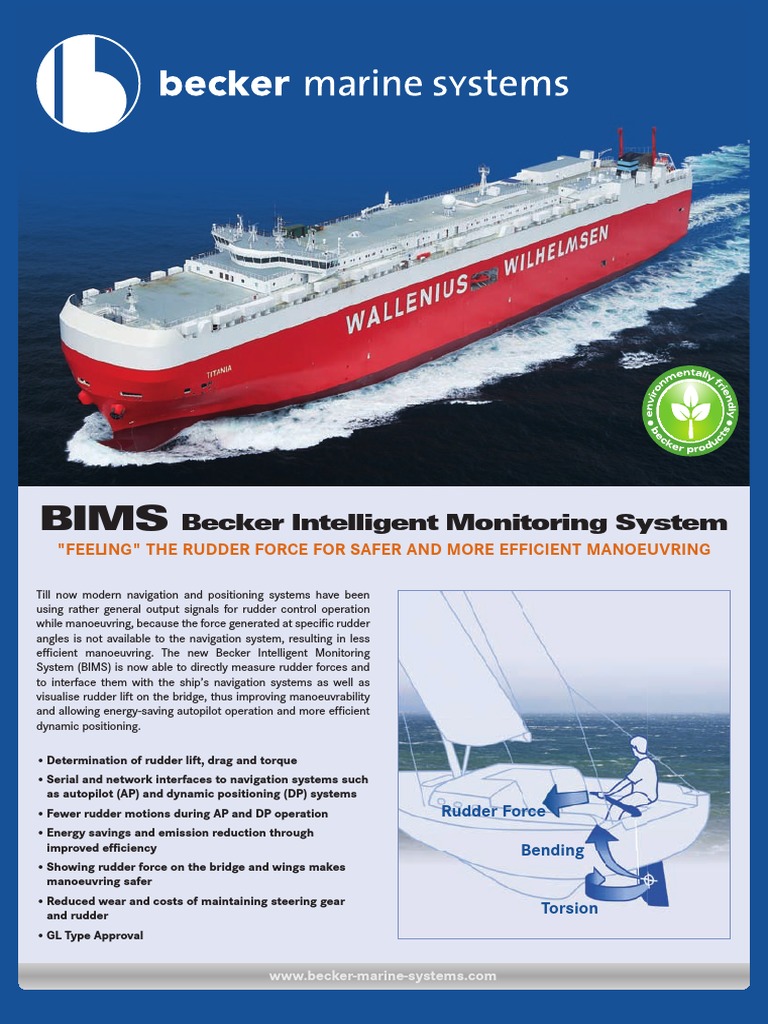 Measuring Rudder Force for Safer and More Efficient Ship Manoeuvring ...