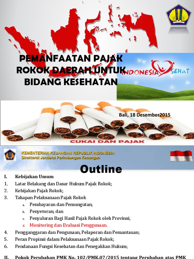 Pajak Rokok - Kemenkeu | PDF