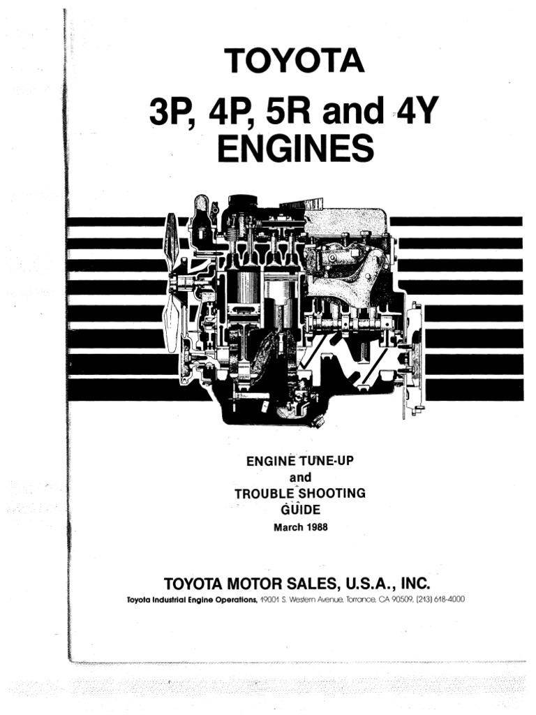 Toyota 3p 4p 5r Tune Up Troubleshooting | PDF