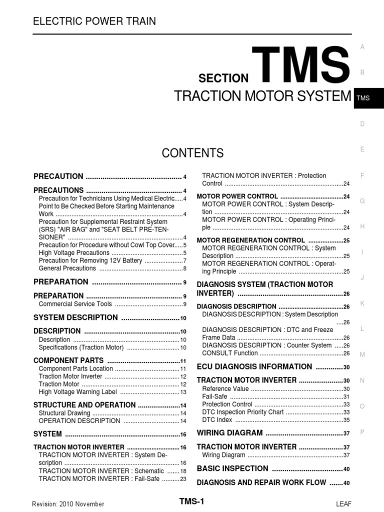 TMS PDF | PDF | Electric Motor | Airbag